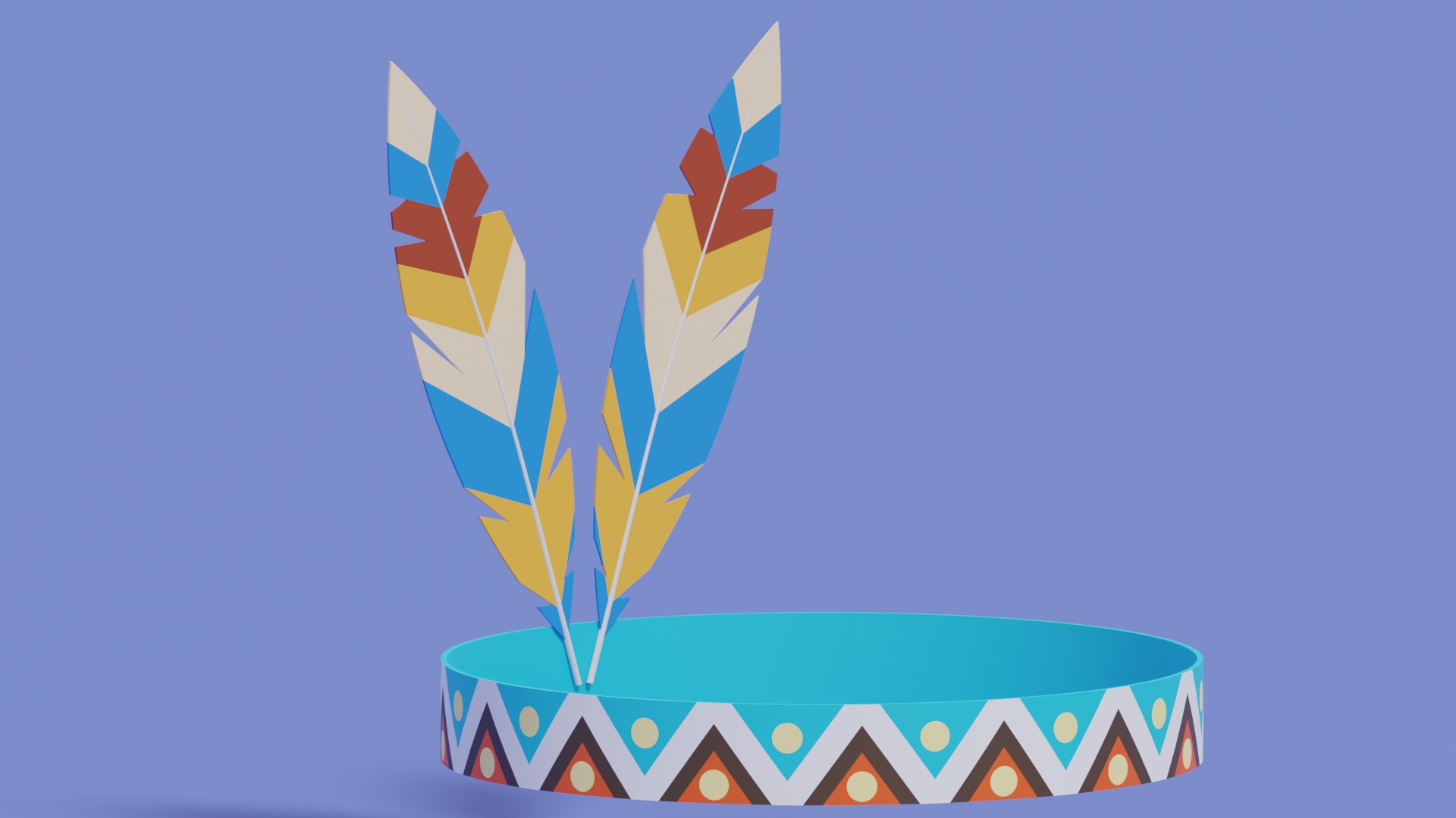 Native American Headband 3D Model - TurboSquid 2393495
