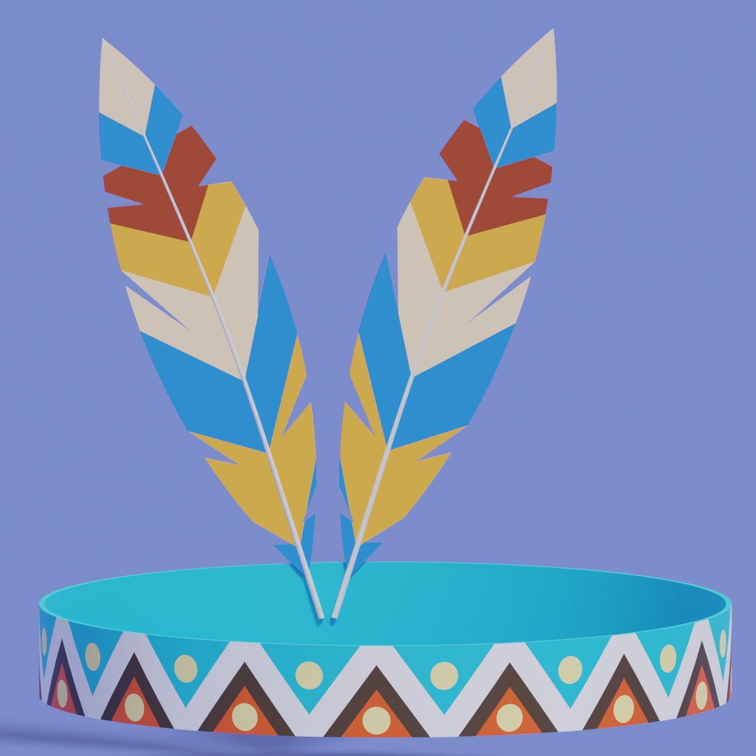 Native American Headband 3D Model - TurboSquid 2393495