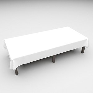 3D table cloth 76cm x model - TurboSquid 1614848