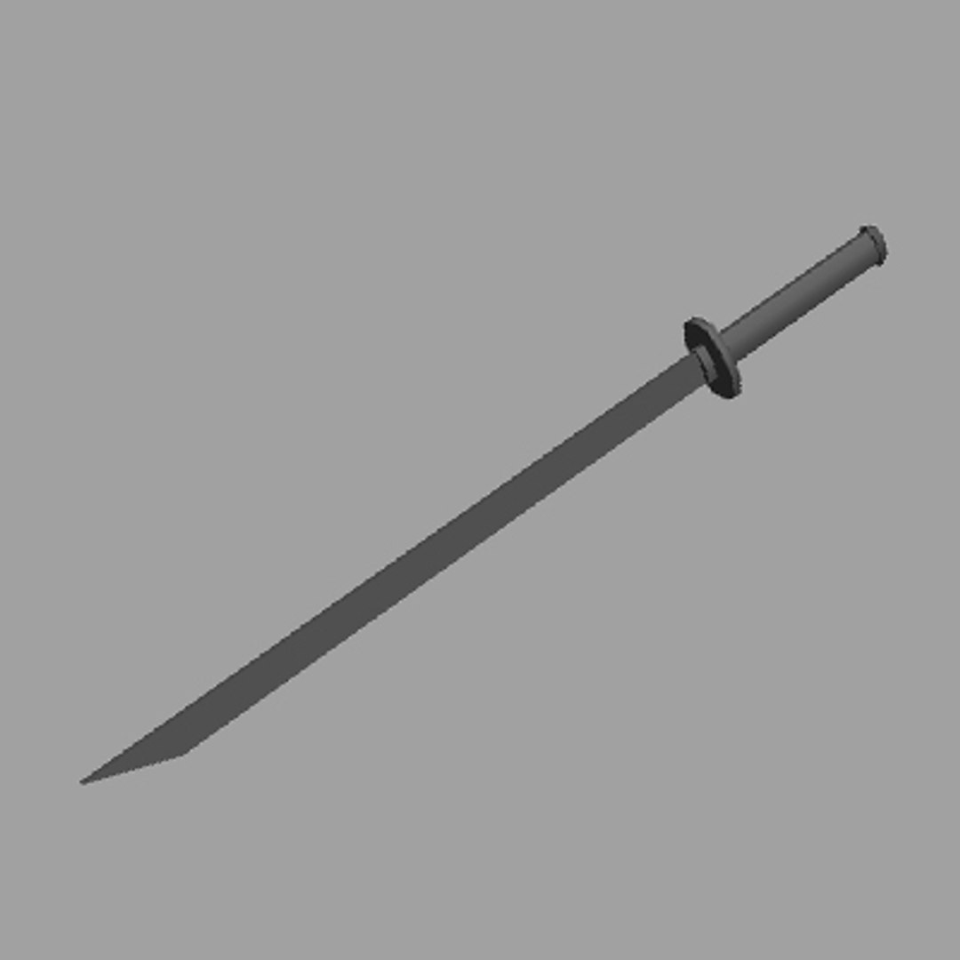 3d Model Samurai Sword