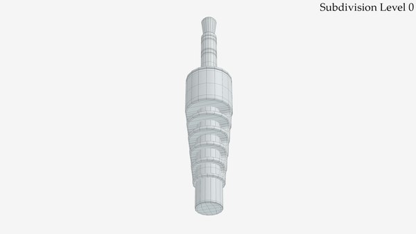 3D Audio Jack 1 - TurboSquid 1748725