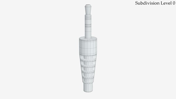 3D Audio Jack 1 - TurboSquid 1748725