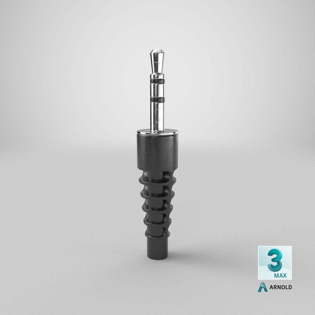 3D Audio Jack 1 - TurboSquid 1748725