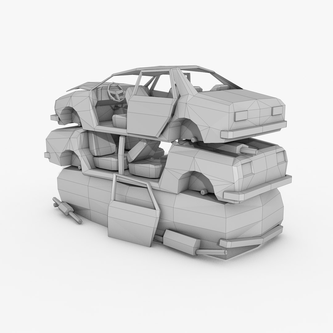 3D Junkyard Vol 2 Vehicles - TurboSquid 1407166