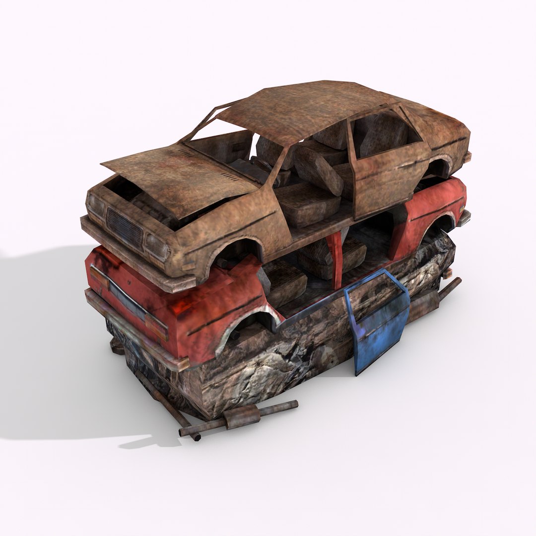 3D Junkyard Vol 2 Vehicles - TurboSquid 1407166