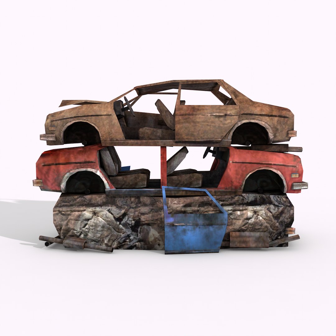 3D Junkyard Vol 2 Vehicles - TurboSquid 1407166