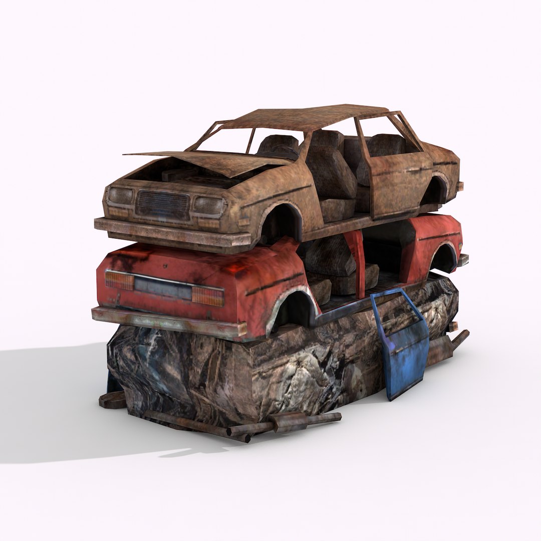 3D Junkyard Vol 2 Vehicles - TurboSquid 1407166
