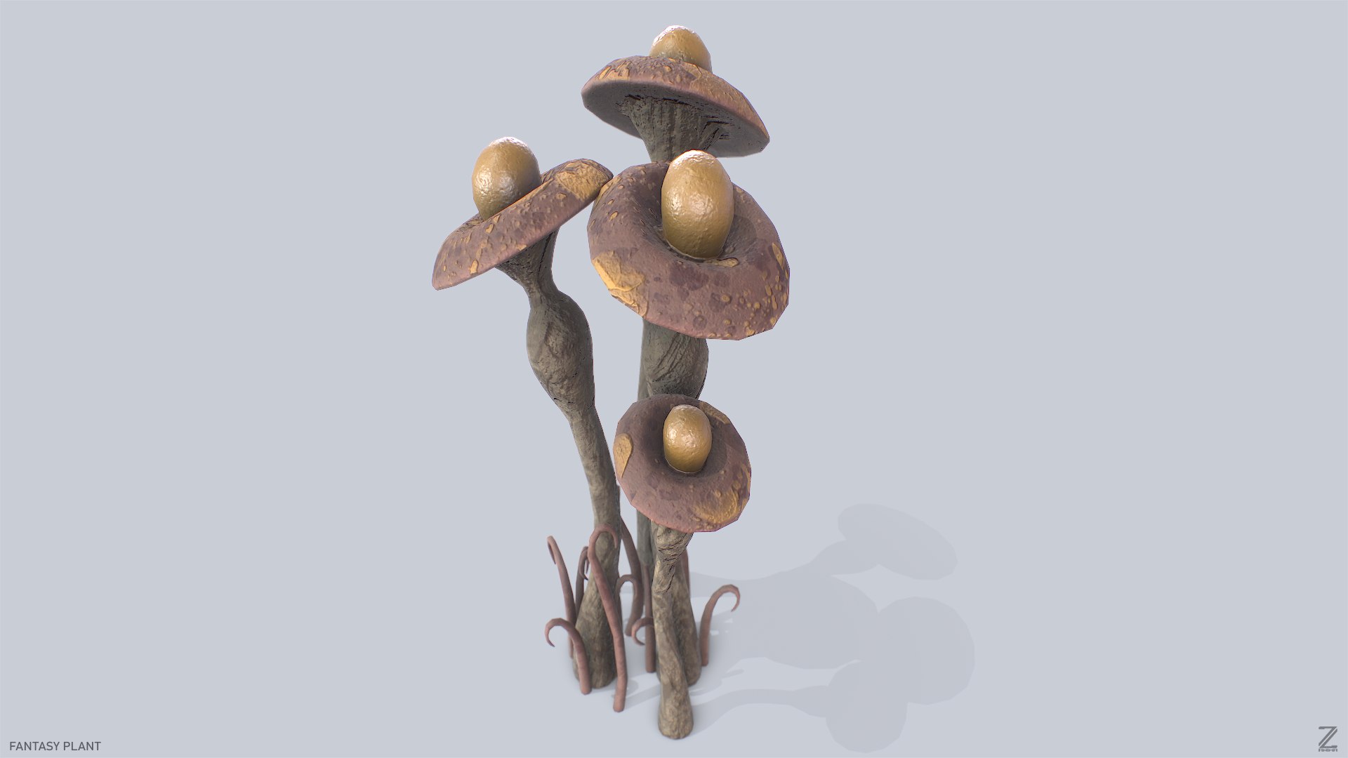 Fantasy Plant Model - TurboSquid 2416543