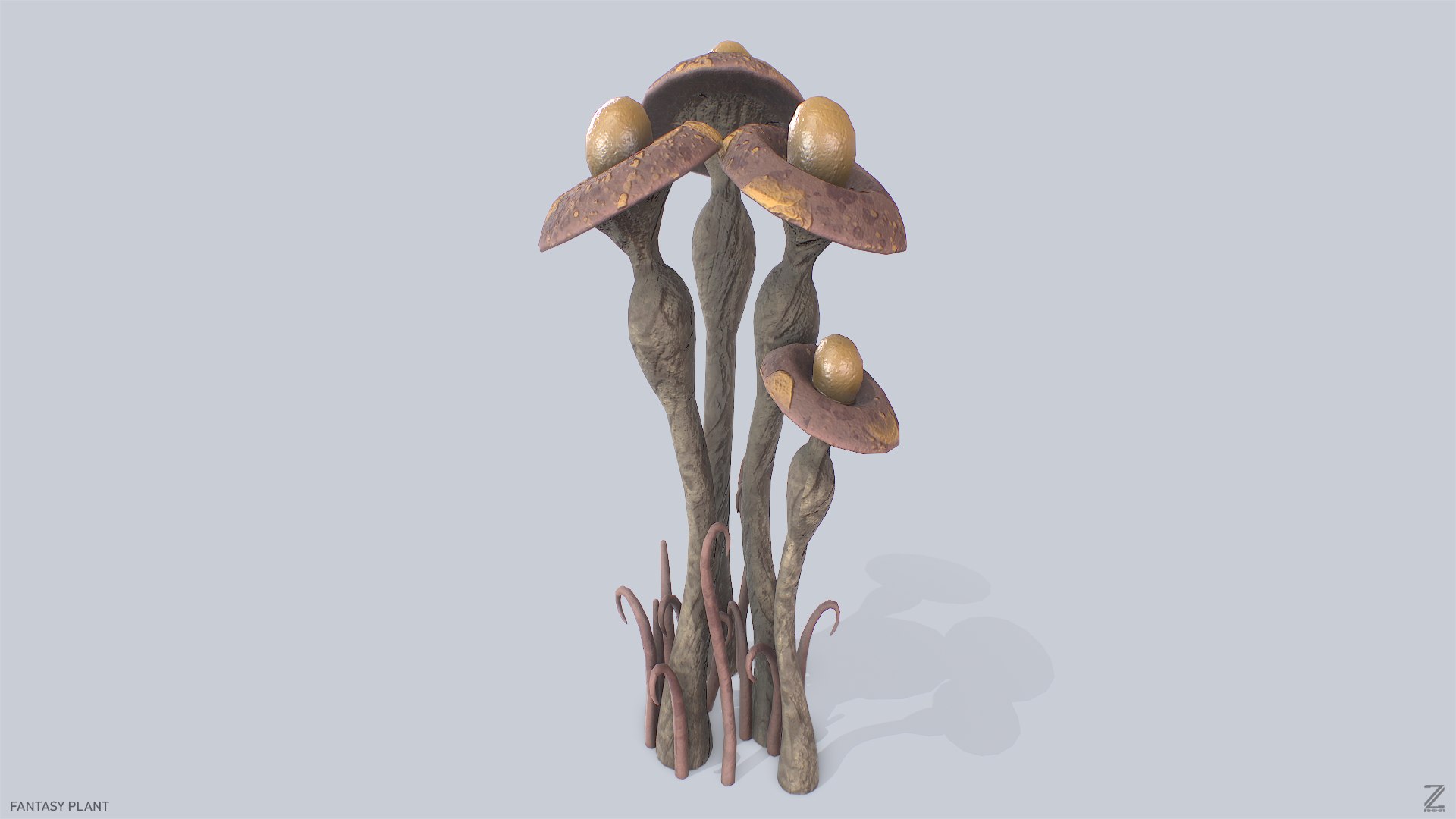 Fantasy Plant Model - TurboSquid 2416543