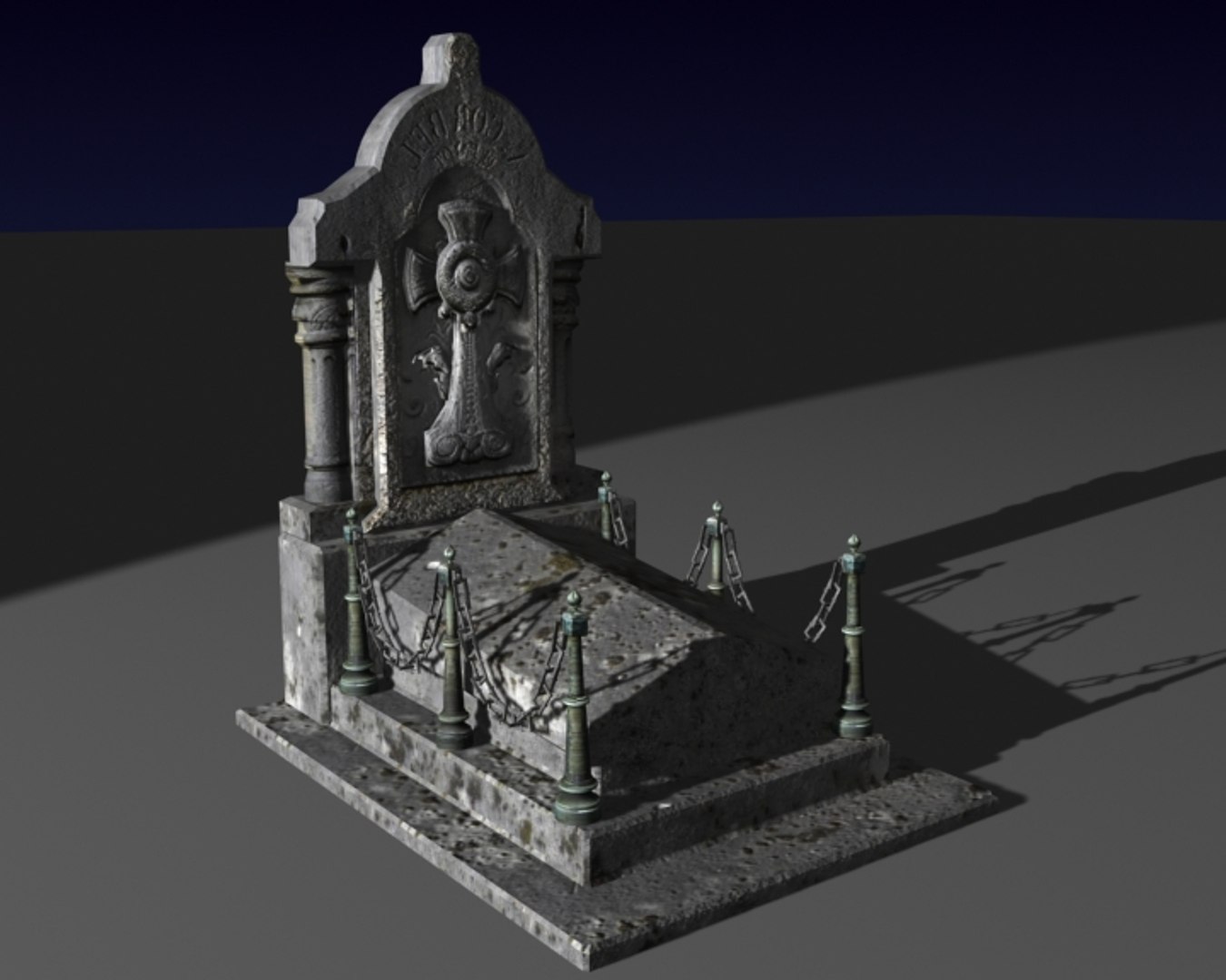 3d Grave Model
