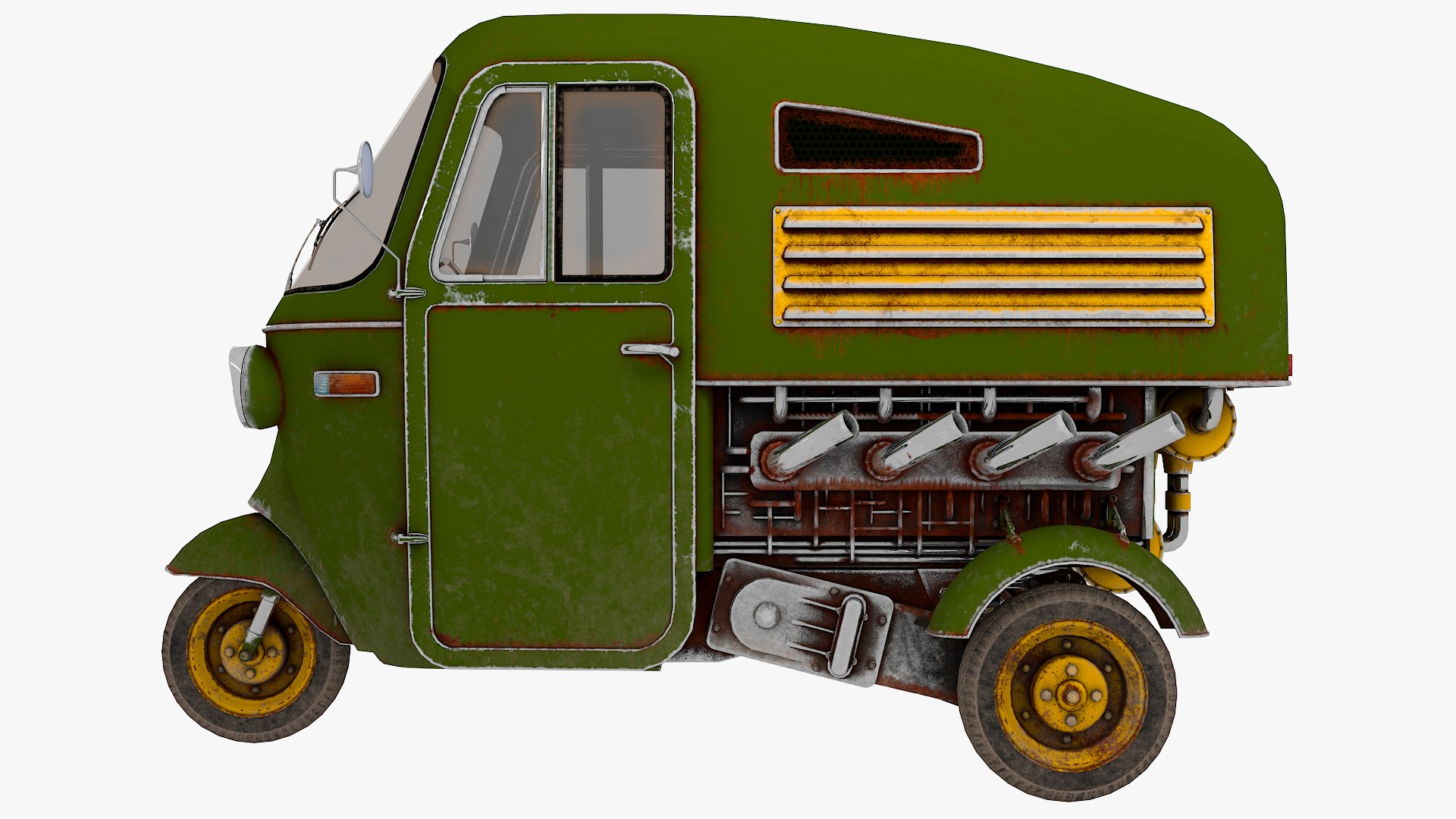 3D Three Wheeler 01 - TurboSquid 1768286