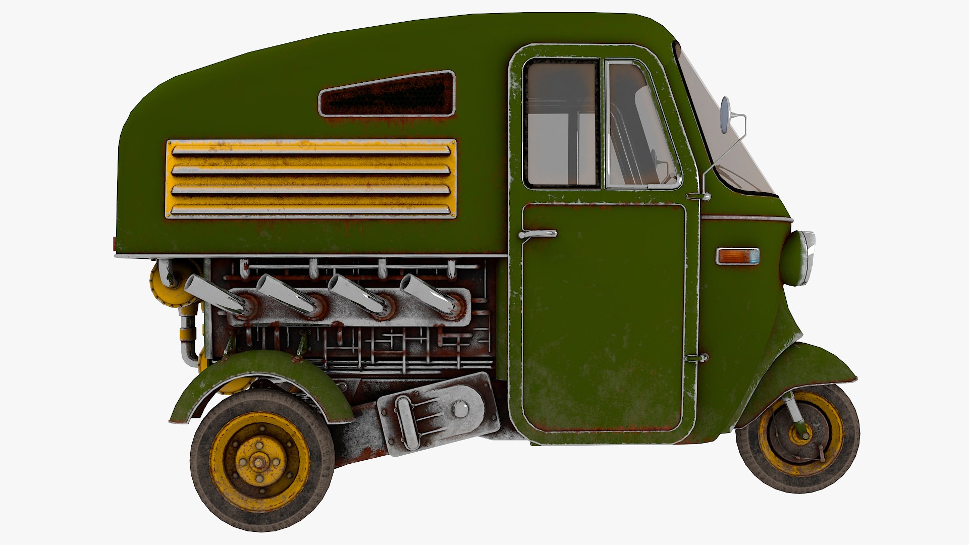 3D Three Wheeler 01 - TurboSquid 1768286