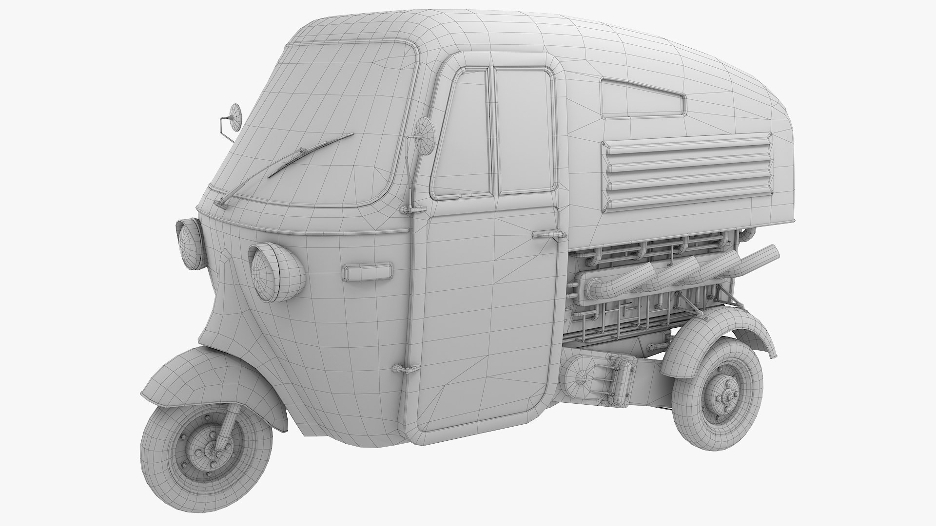3D Three wheeler 01 - TurboSquid 1768286