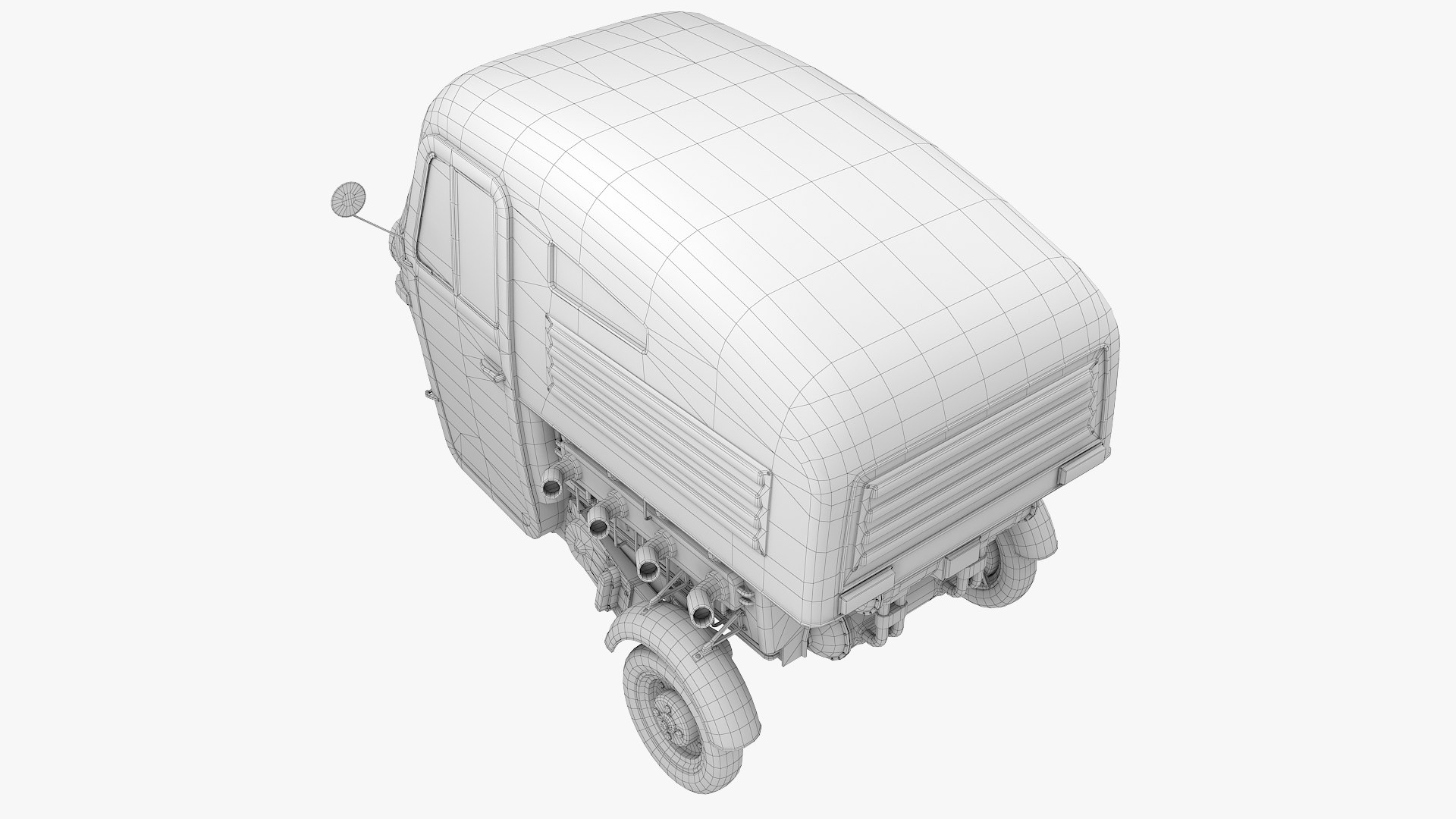 3D Three Wheeler 01 - TurboSquid 1768286
