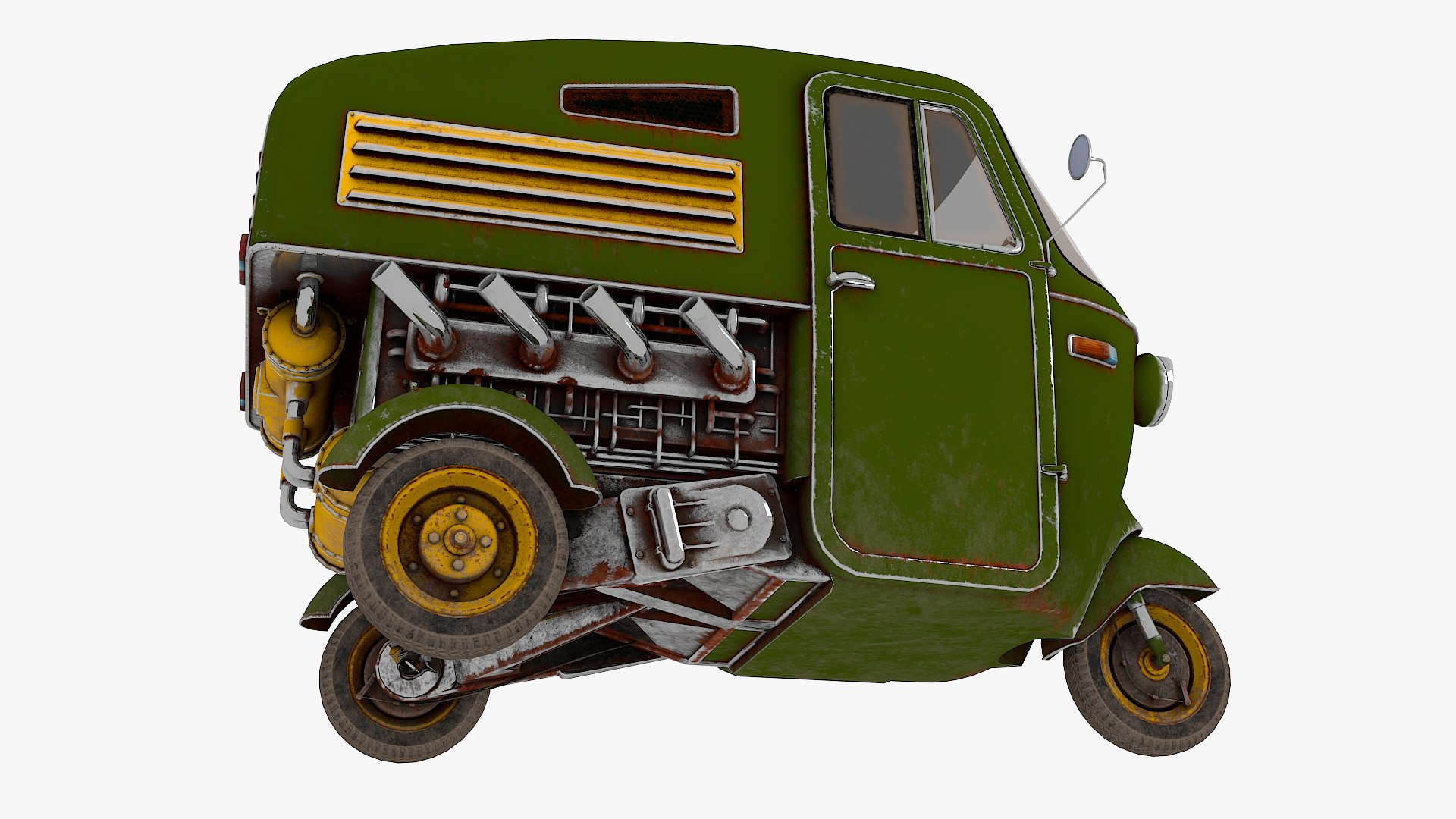 3D Three Wheeler 01 - TurboSquid 1768286