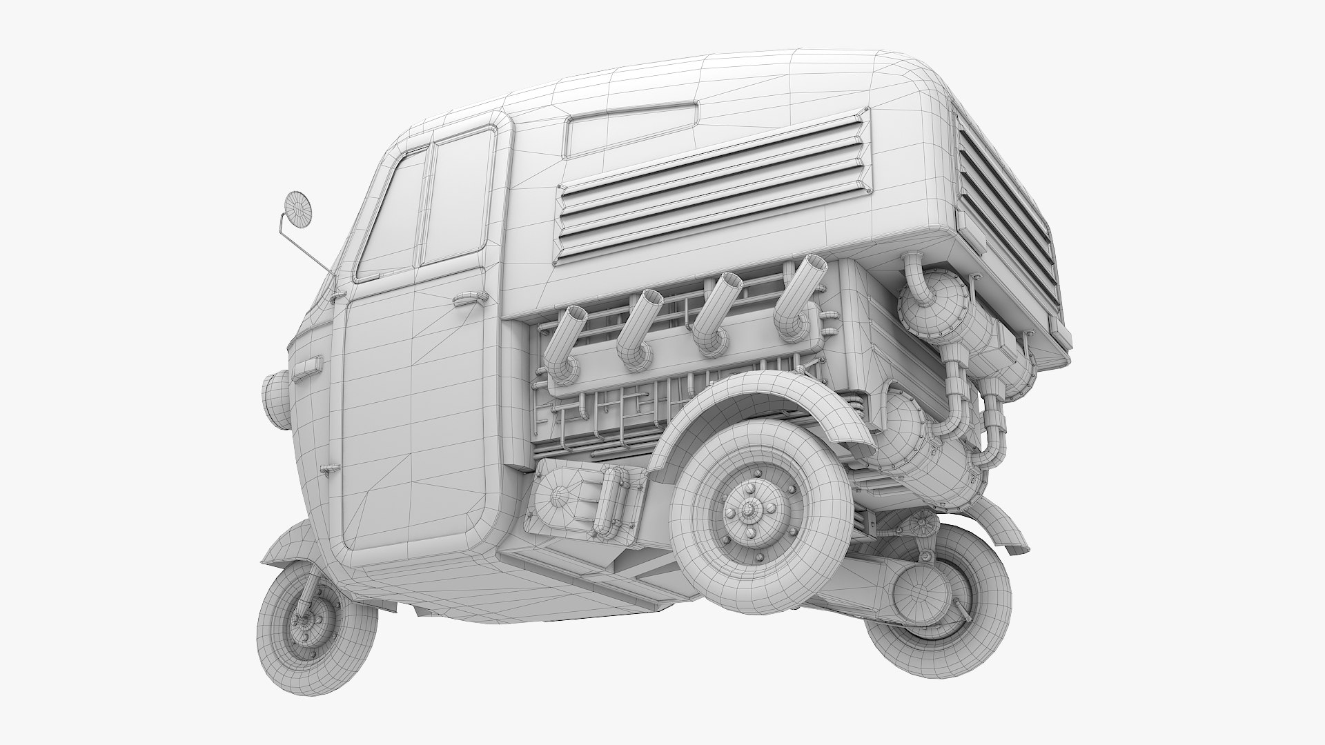 3D Three wheeler 01 - TurboSquid 1768286