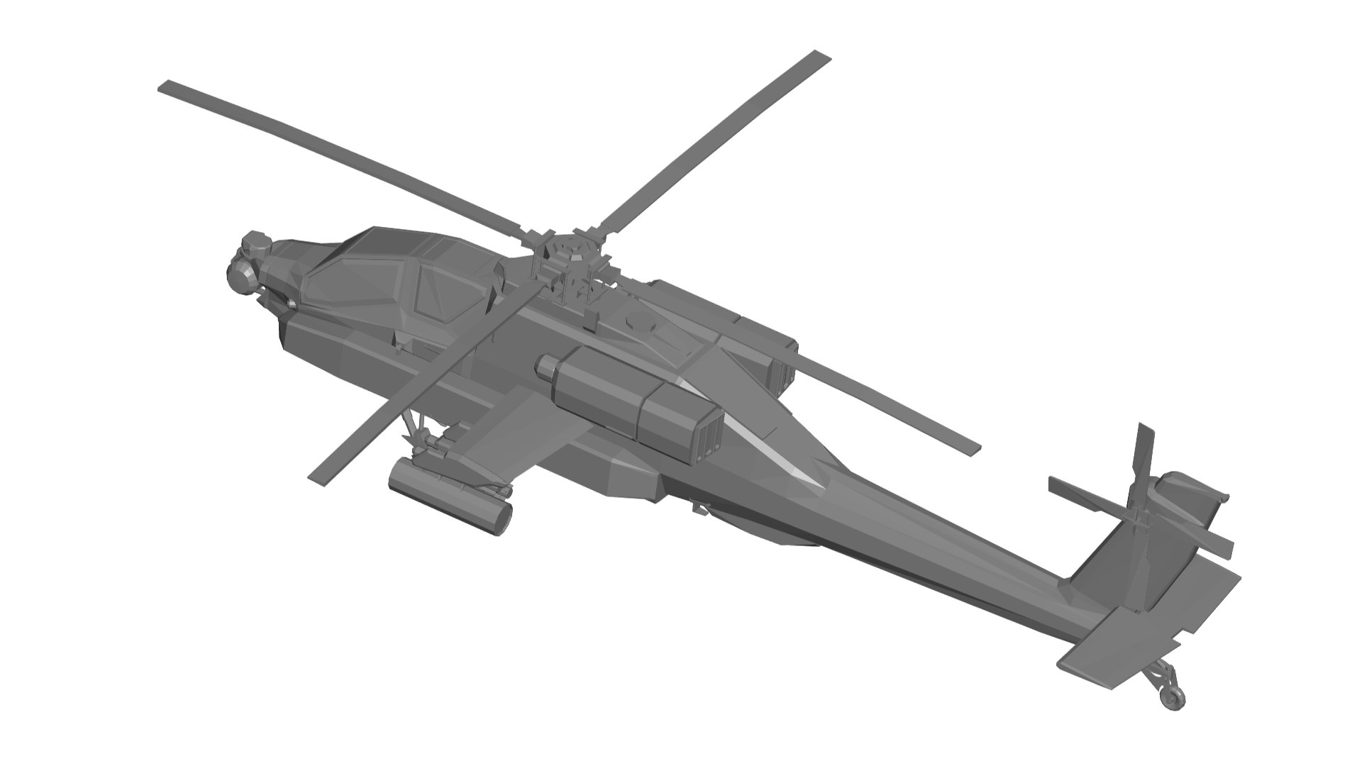 Helicopters Military Boeing Apache 3D - TurboSquid 1986259