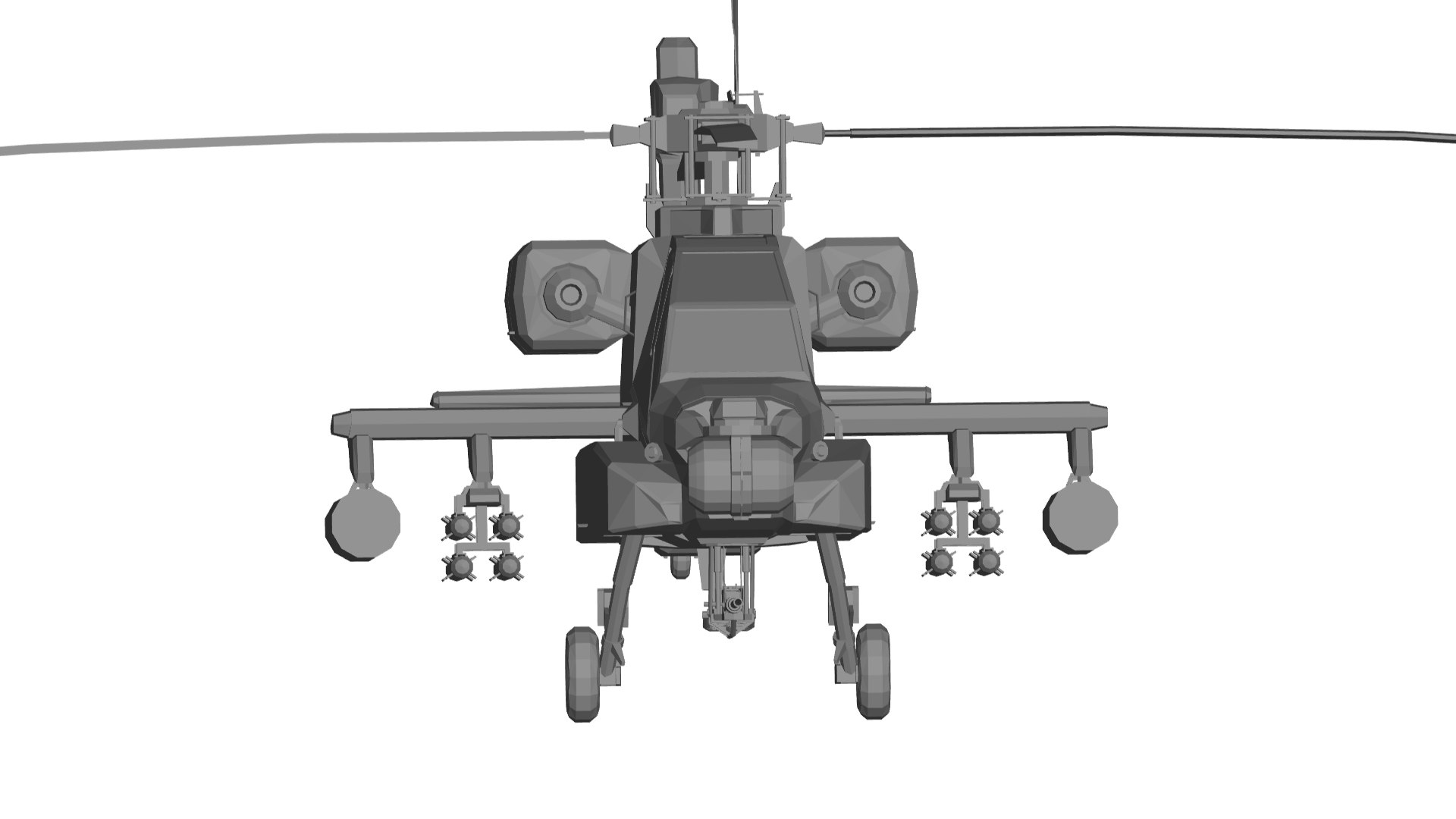 Helicopters Military Boeing Apache 3D - TurboSquid 1986259
