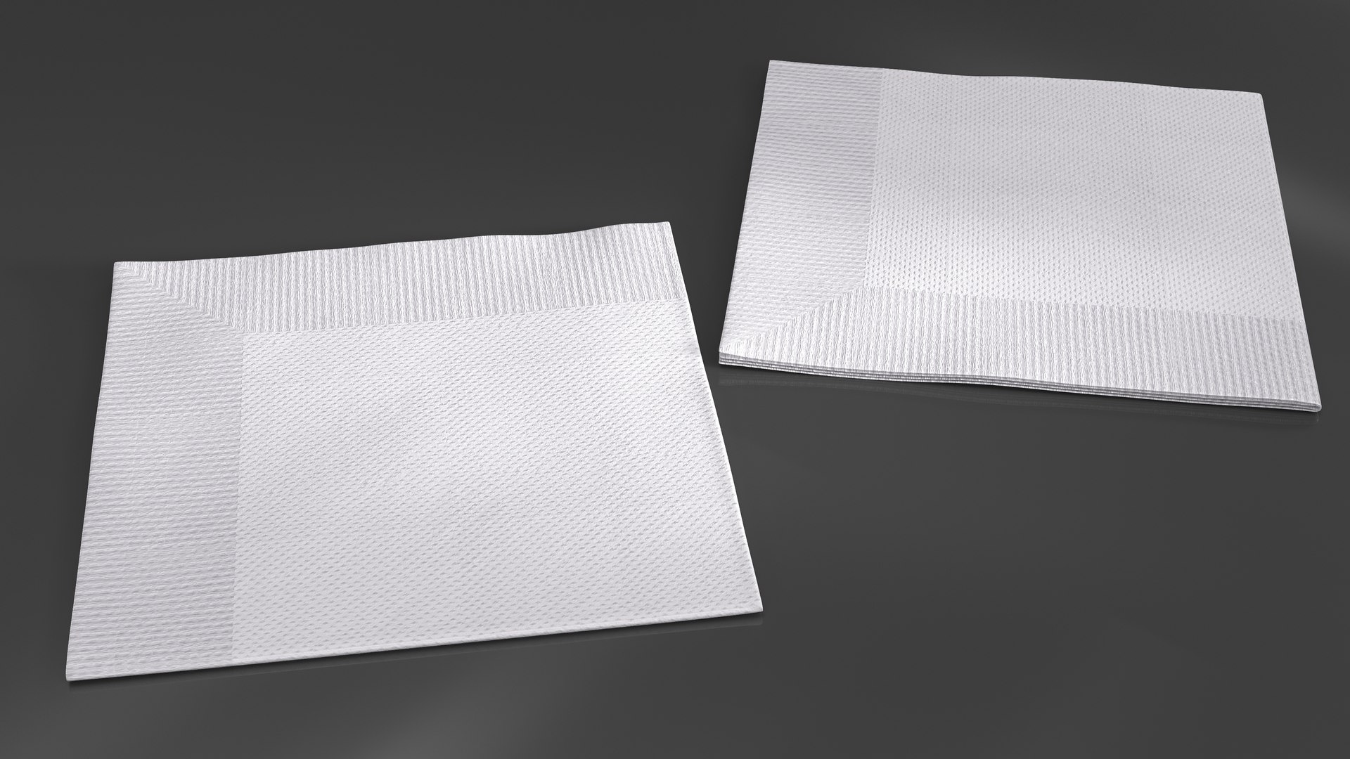 Realistic Paper Napkin Model - TurboSquid 2300565