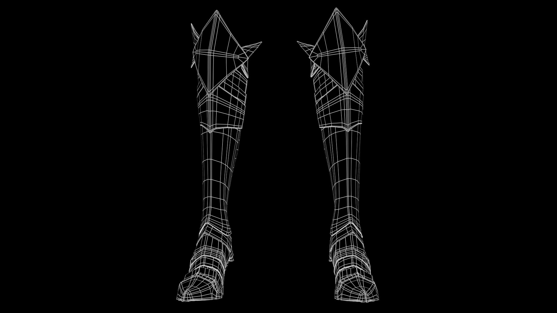 Female Knigt Ankle Knee LowPoly 3D - TurboSquid 2034192