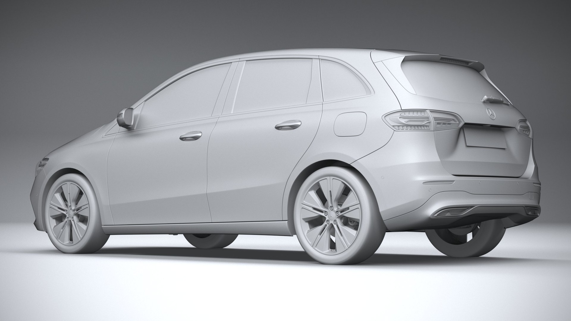 Mercedes-Benz B-Class 2023 3D model - TurboSquid 2006093