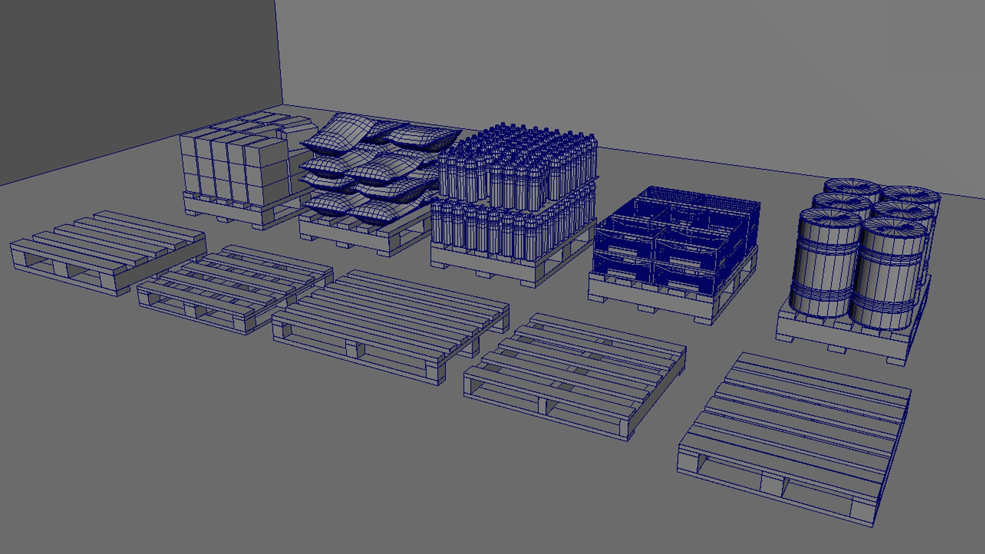 3D Wooden Pallets Pack Model - TurboSquid 2362786