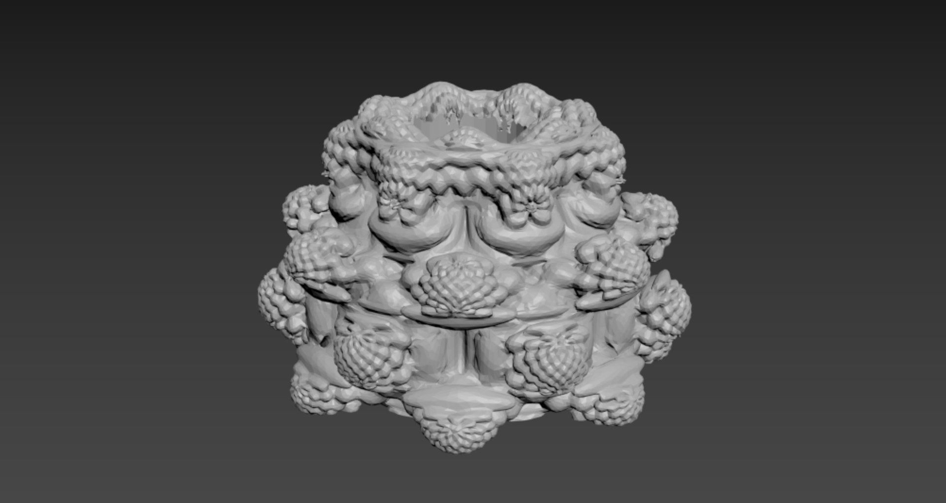 Bionic Structures Organic Forms Figures Fractals 3D Print Model 3D ...