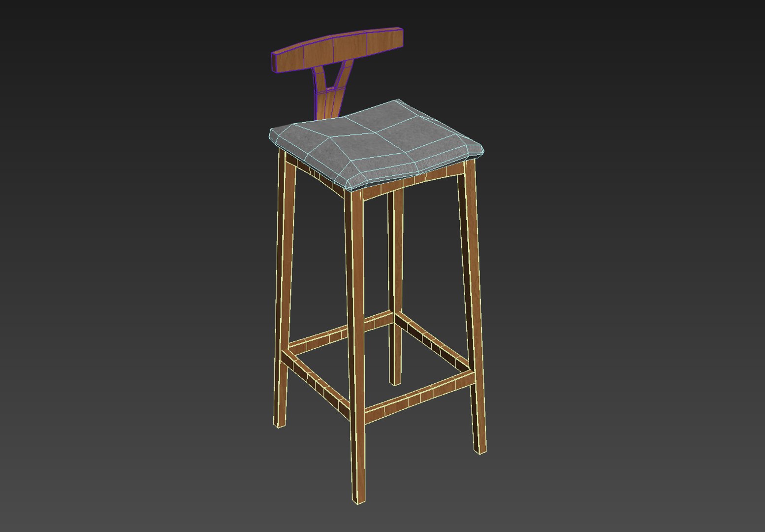 3d bar chair