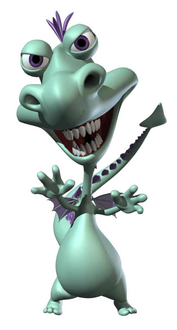 3d Cartoon Dragon Fred