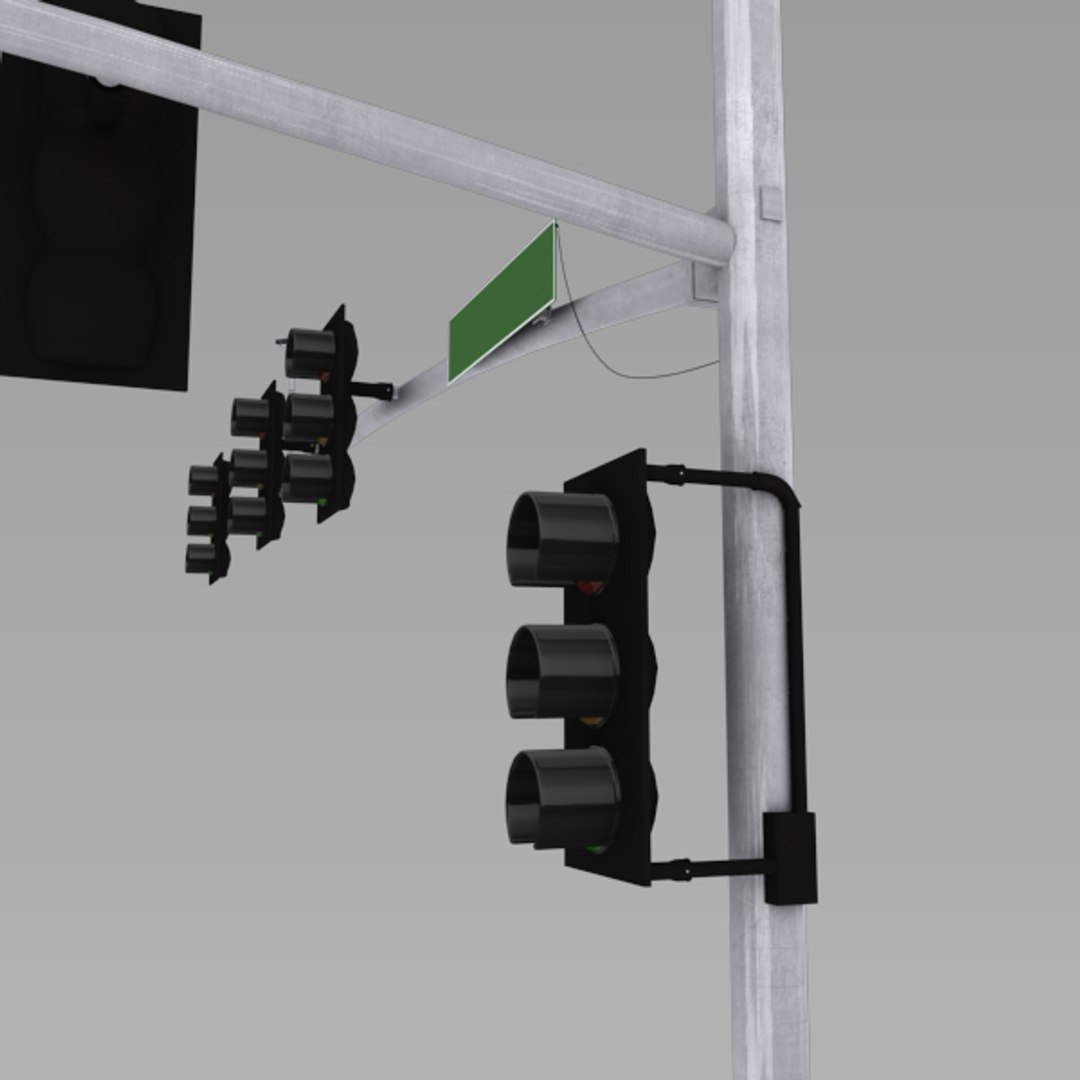 Traffic Control Signal 3d Max