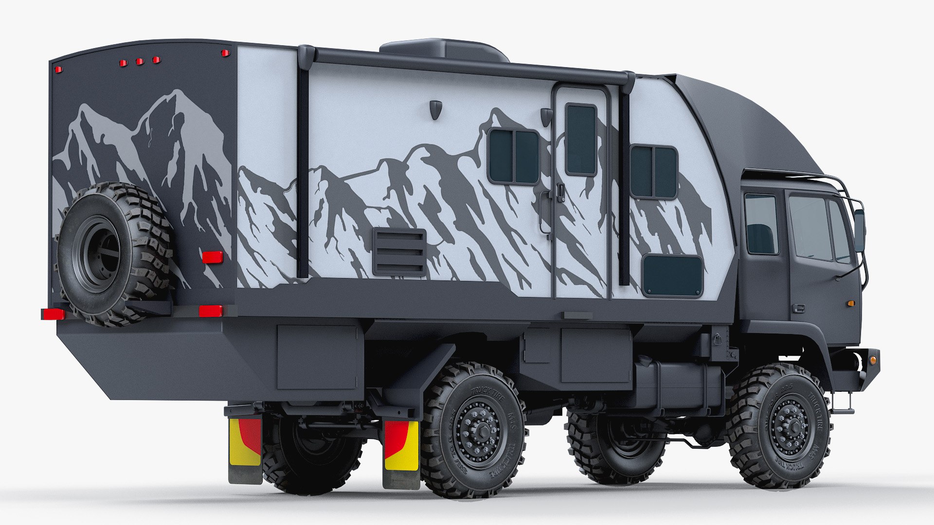 Camper Truck Hunter RMV Predator Model - TurboSquid 1741669