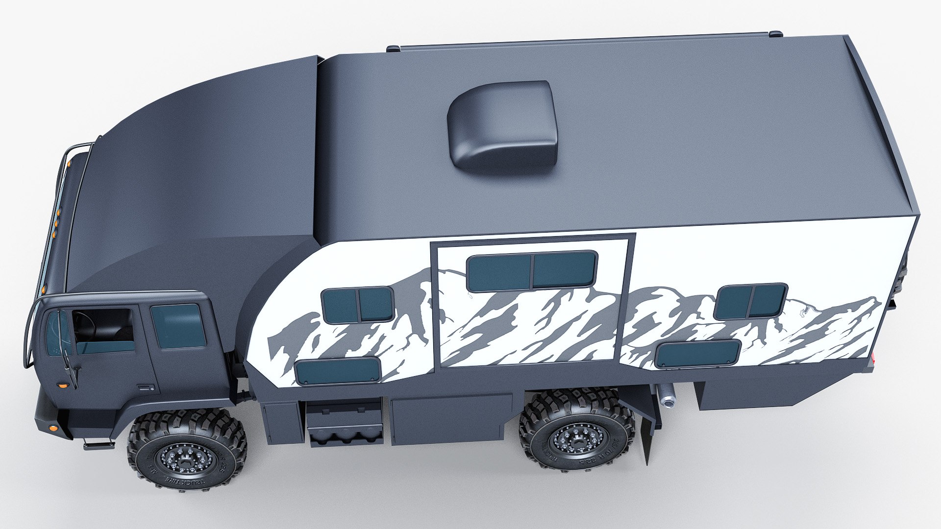 Camper Truck Hunter RMV Predator Model - TurboSquid 1741669