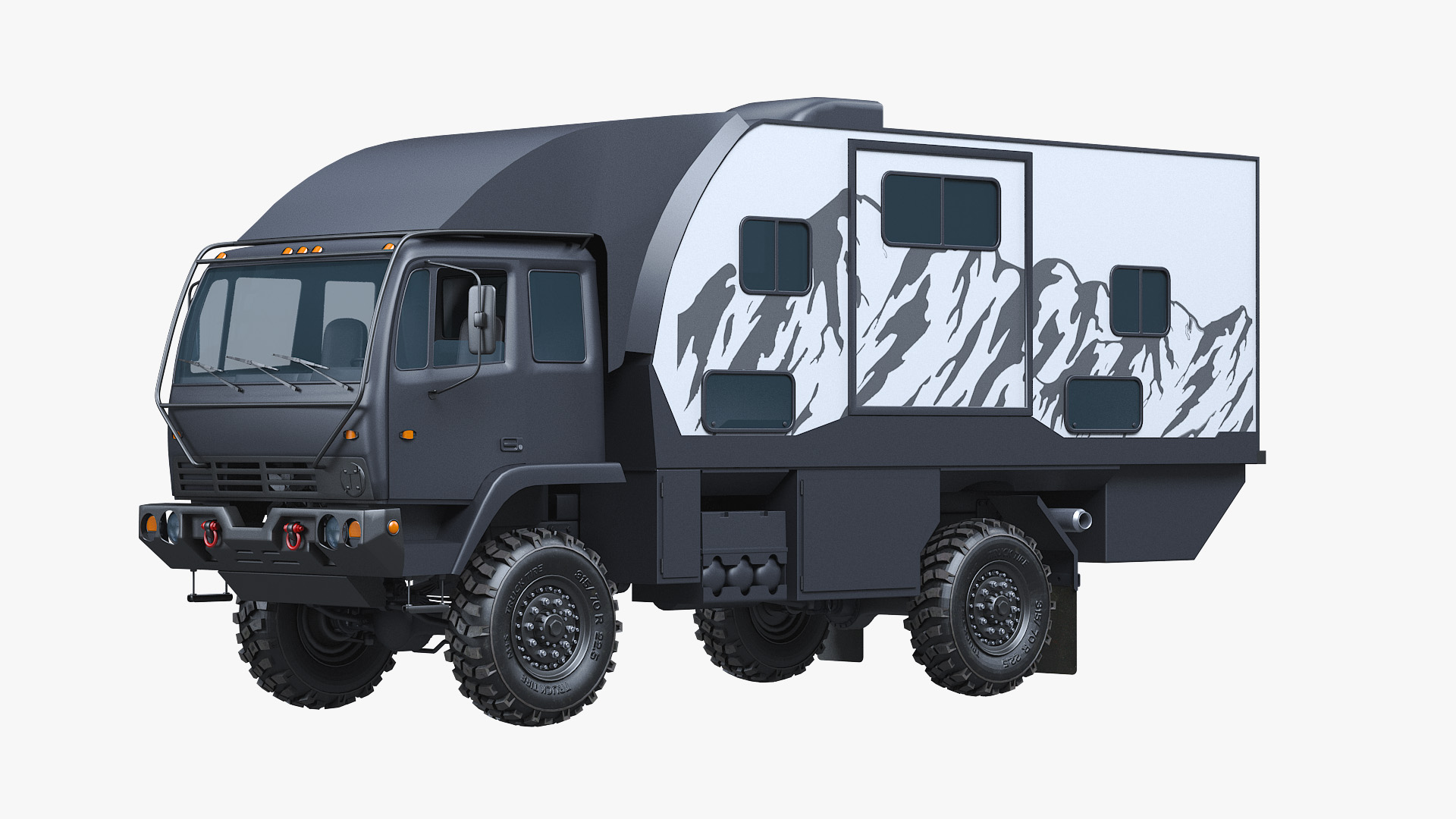 Camper Truck Hunter RMV Predator Model - TurboSquid 1741669