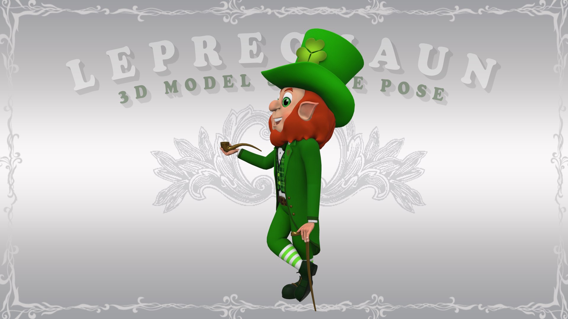 3D Leprechaun St Patricks Model - TurboSquid 1257064