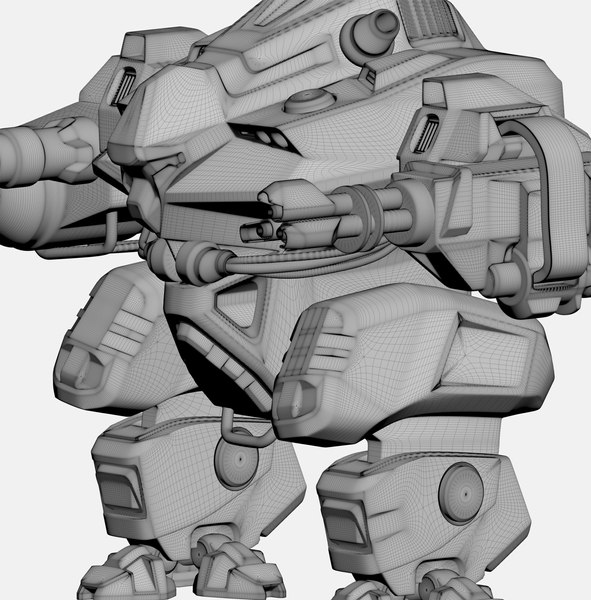 modelo 3d robot mech - TurboSquid 1265228