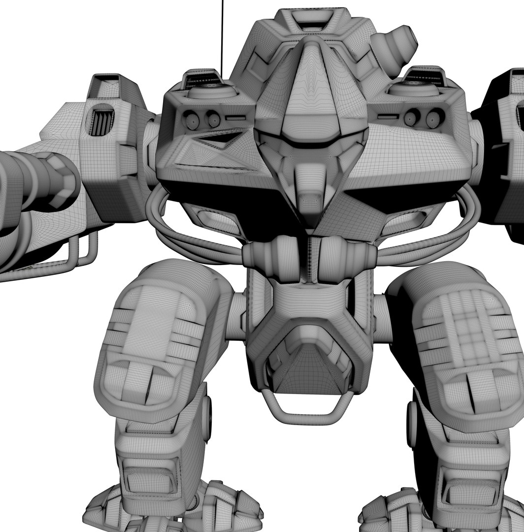 3D Mech Robot - TurboSquid 1265228