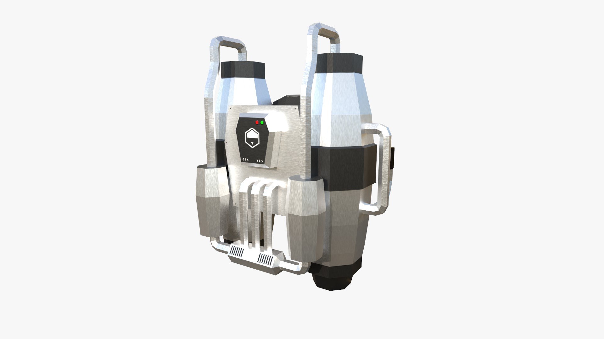 05 Jetpack Low Poly J Collection - SciFi Character Design 3D ...