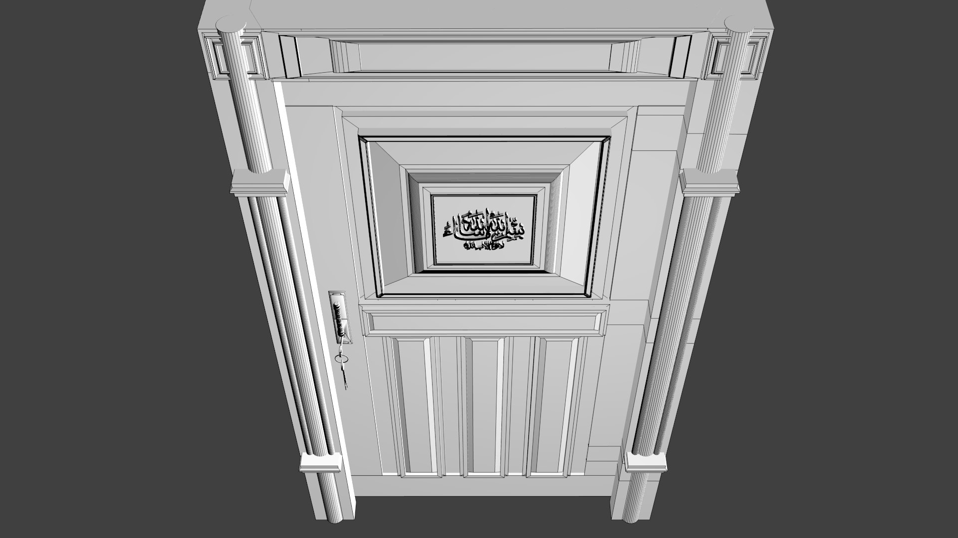 Exterior Classic Door 3D - TurboSquid 1376483