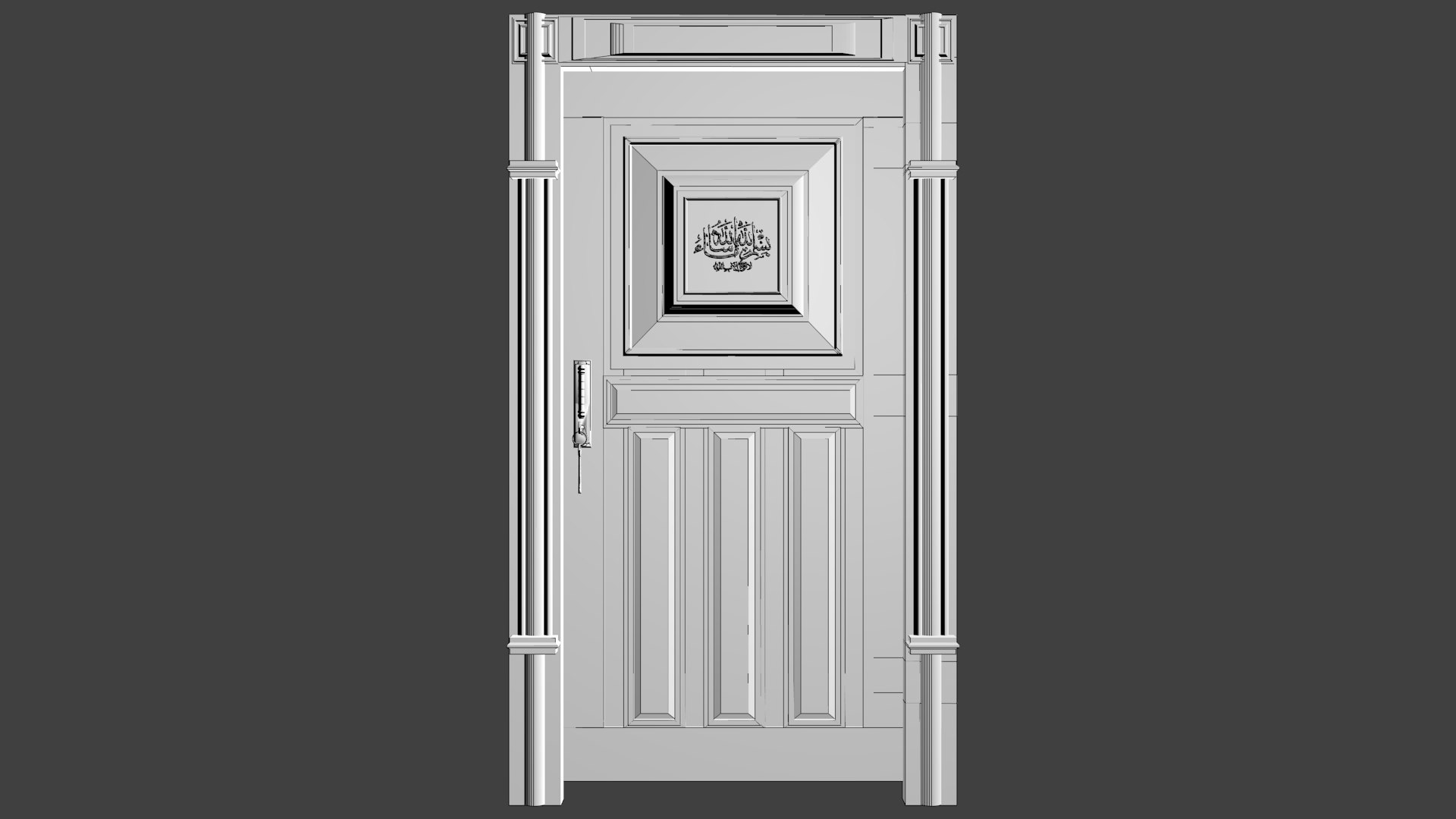 Exterior Classic Door 3D - TurboSquid 1376483