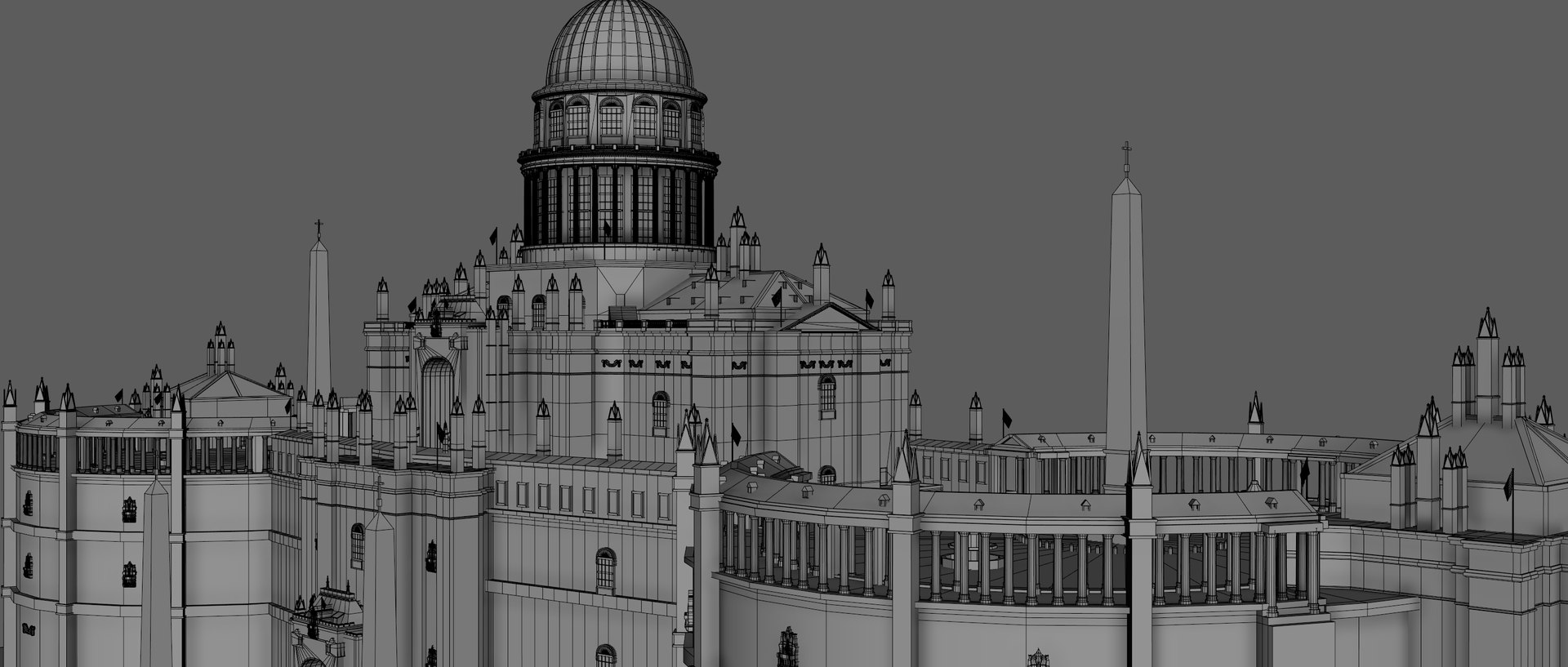 3D Fantasy Dome Castle - TurboSquid 2231724