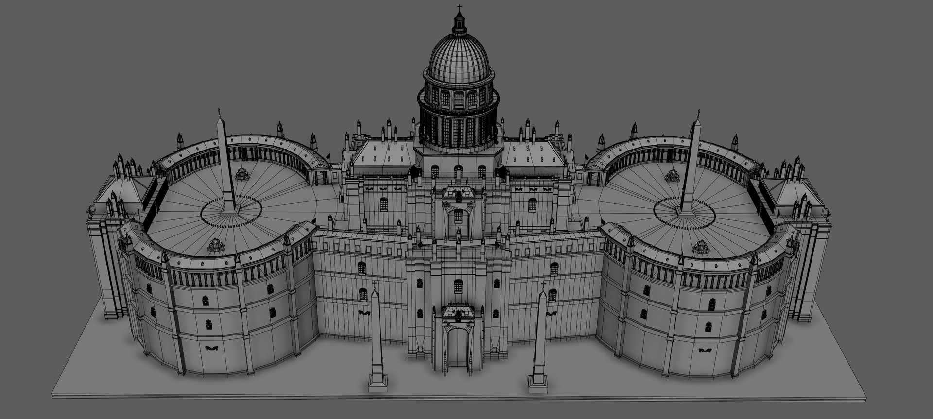 3D Fantasy Dome Castle - TurboSquid 2231724