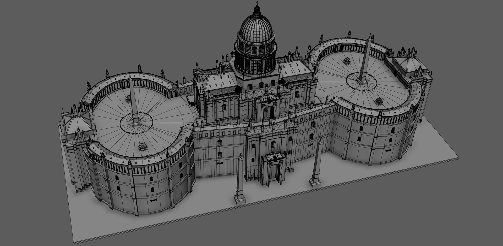 3D Fantasy Dome Castle - TurboSquid 2231724