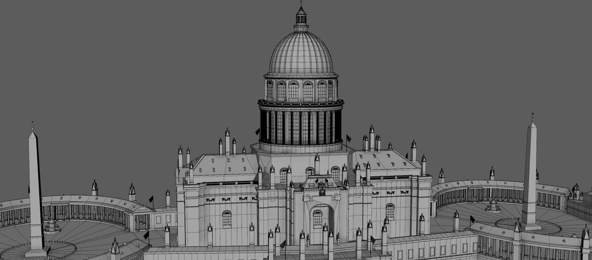 3D Fantasy Dome Castle - TurboSquid 2231724