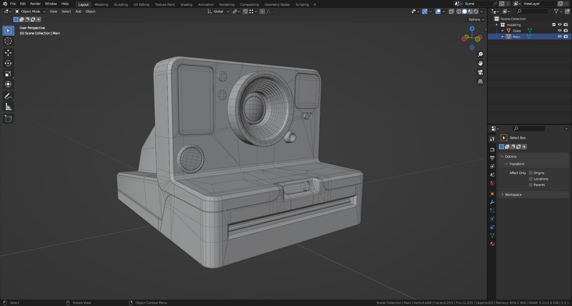 Polaroid OneStep 2 Camera 3D Model - TurboSquid 2087236