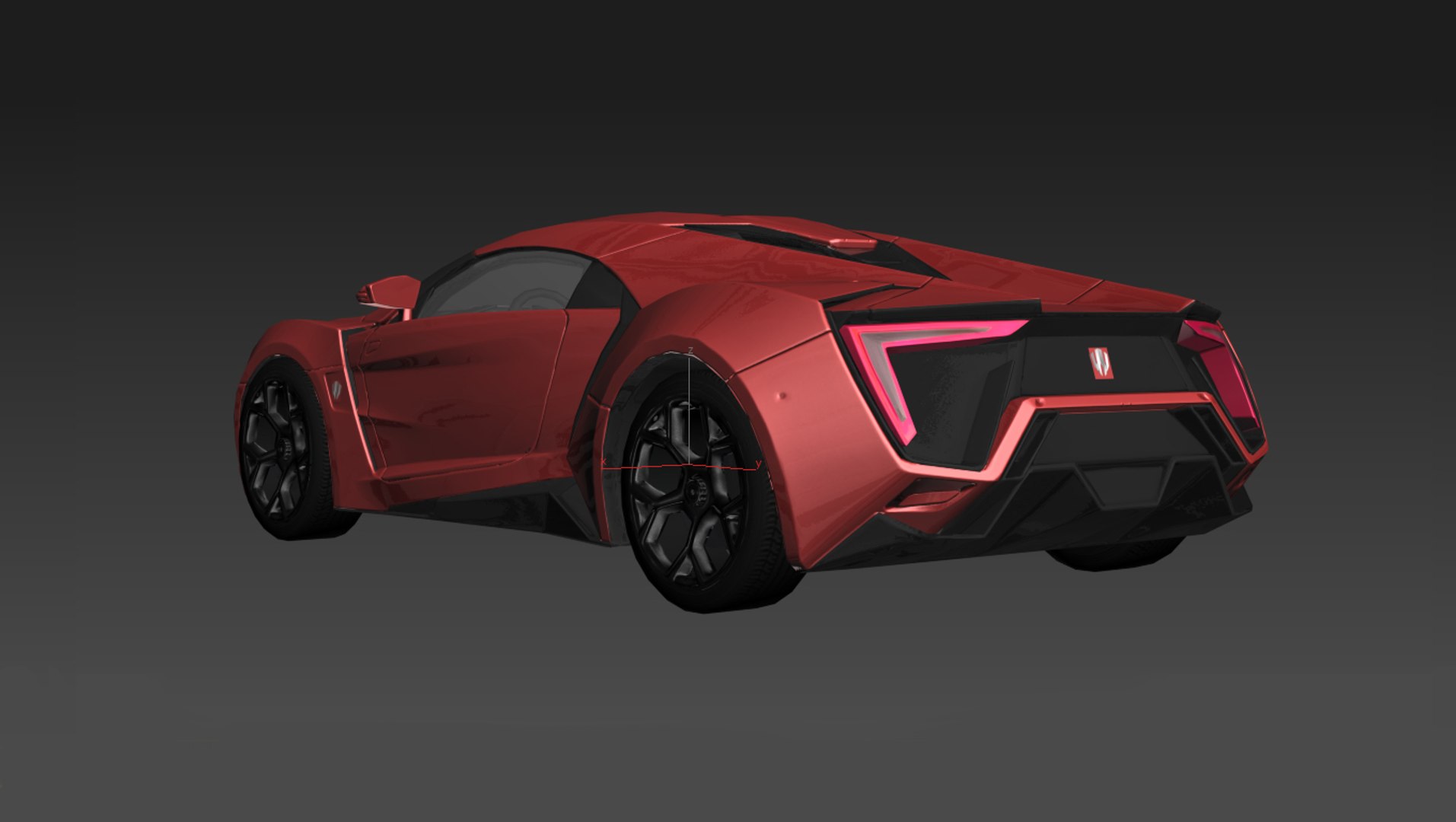 Lykan Hyper Sport 3d Max