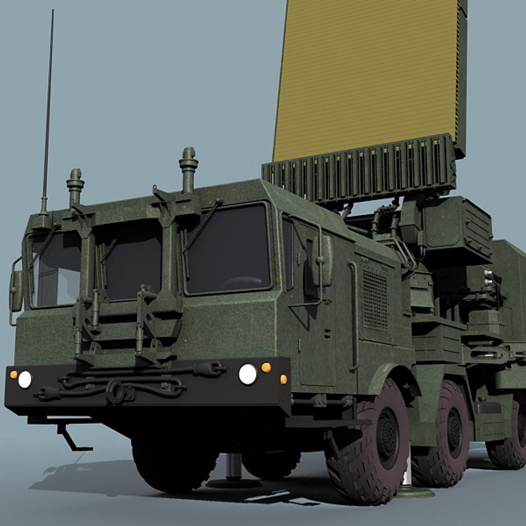 96l6e Radar 3d Model