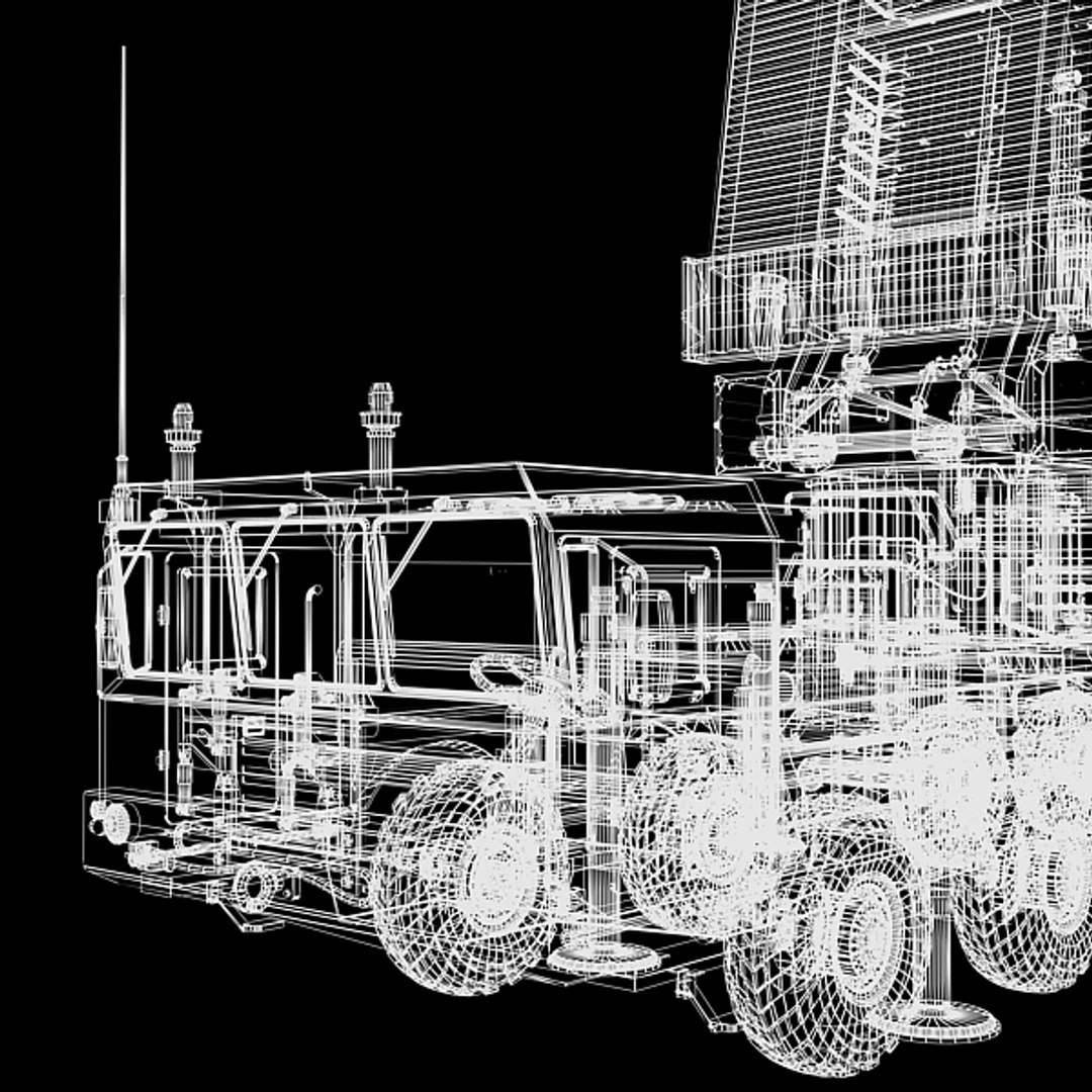 96l6e Radar 3d Model