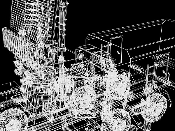 96l6e radar 3d model