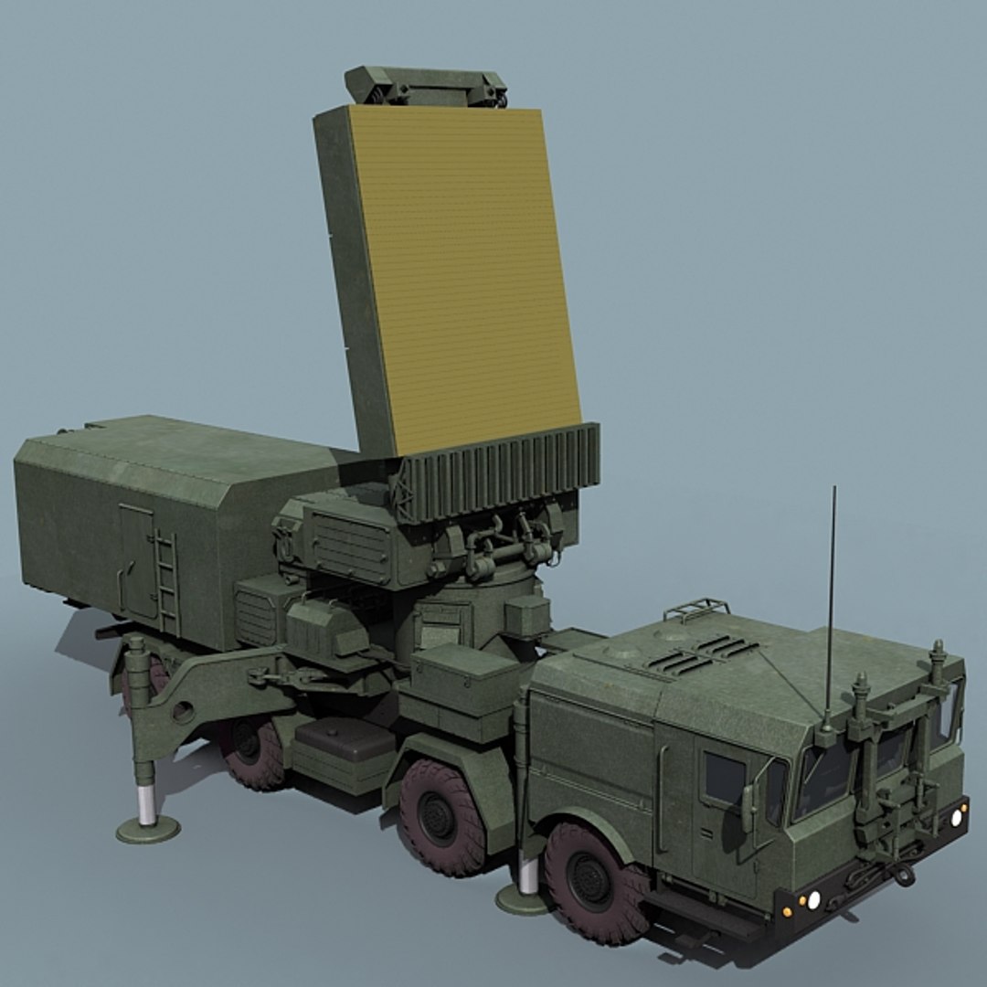 96l6e Radar 3d Model