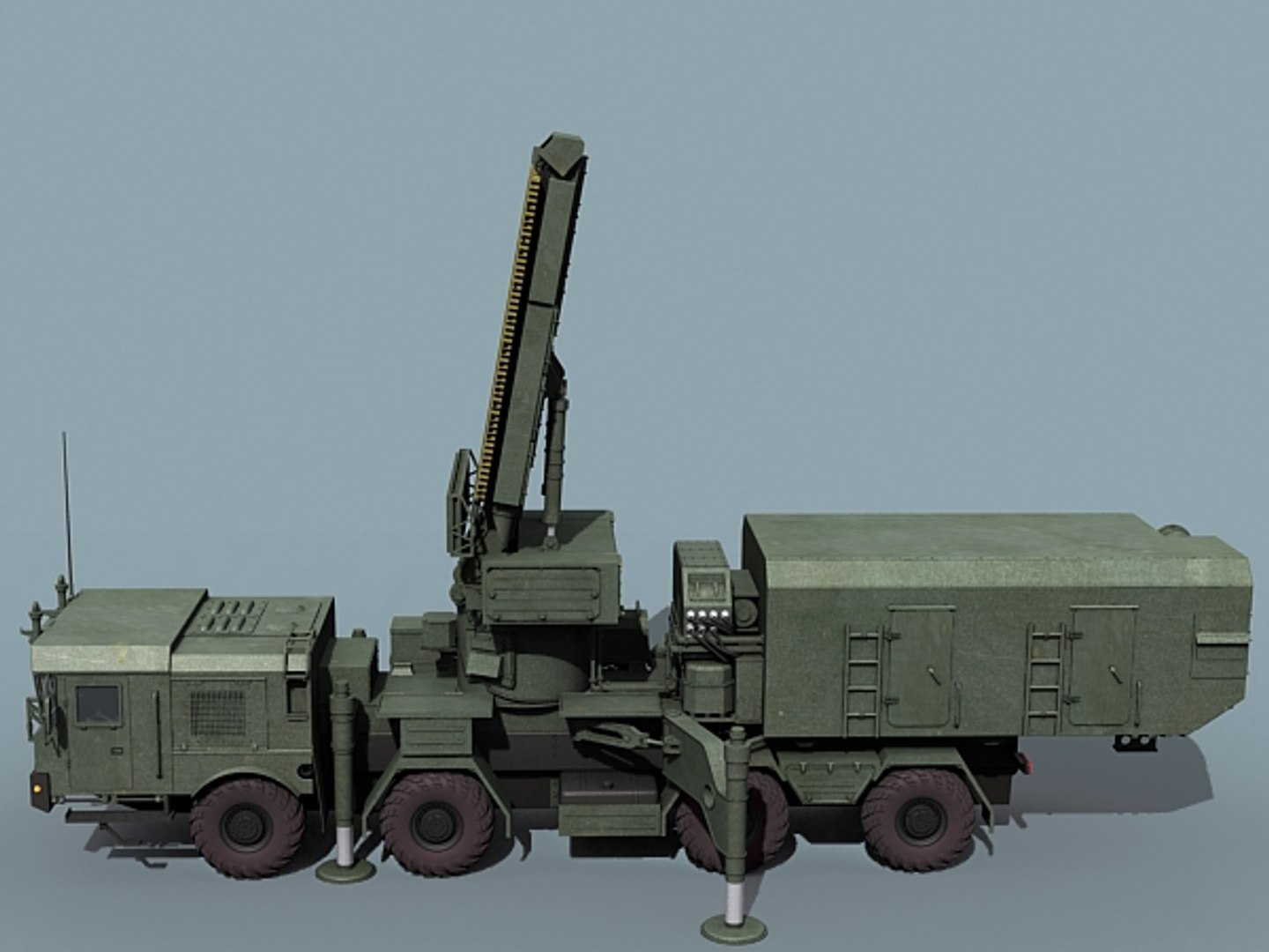 96l6e Radar 3d Model